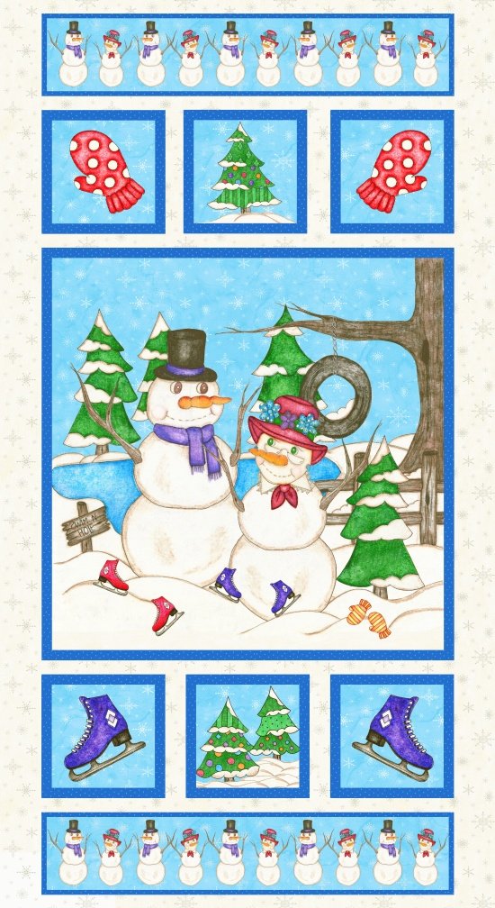 8588P - Flakey Friends – Material Matters Quilting Shop